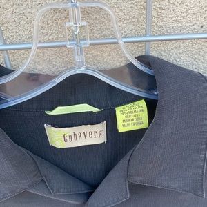 Cubavera | Shirts | Mens Cubavera Black Embroidered Detail Shirt | Poshmark